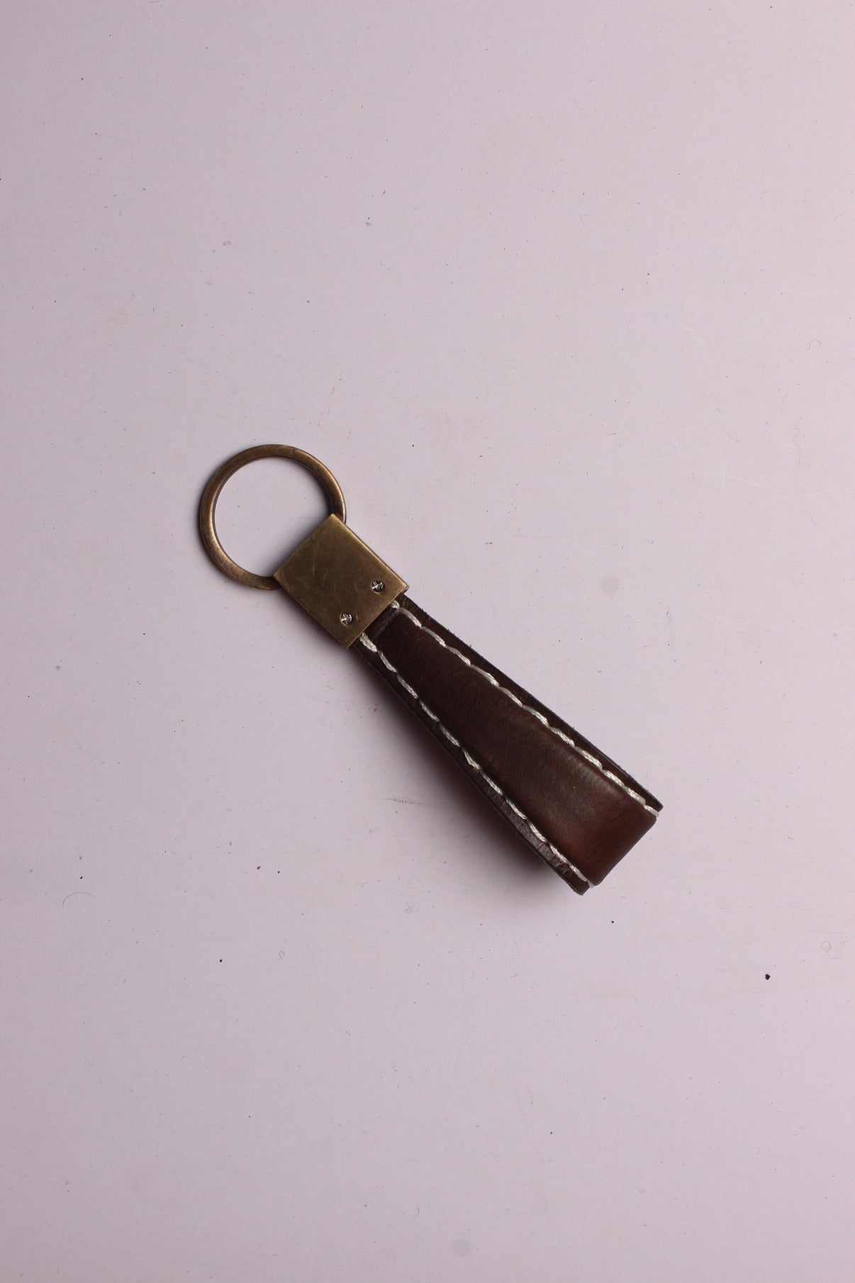 Threaded Elegance: Side-Stitch Keyring