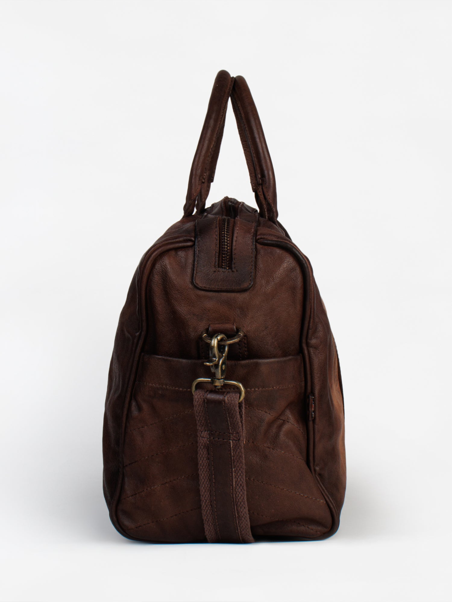 Leather Laptop Bag – Brown Vintage