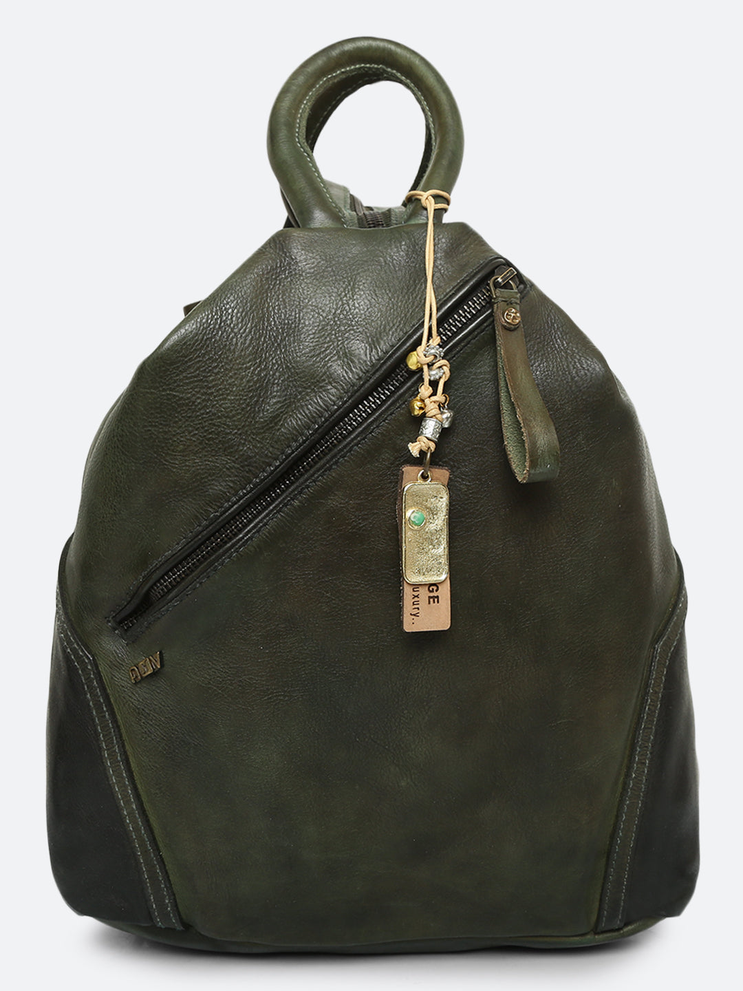 GREEN THUNDER: BIKERS BACKPACK IN DUAL COLOR