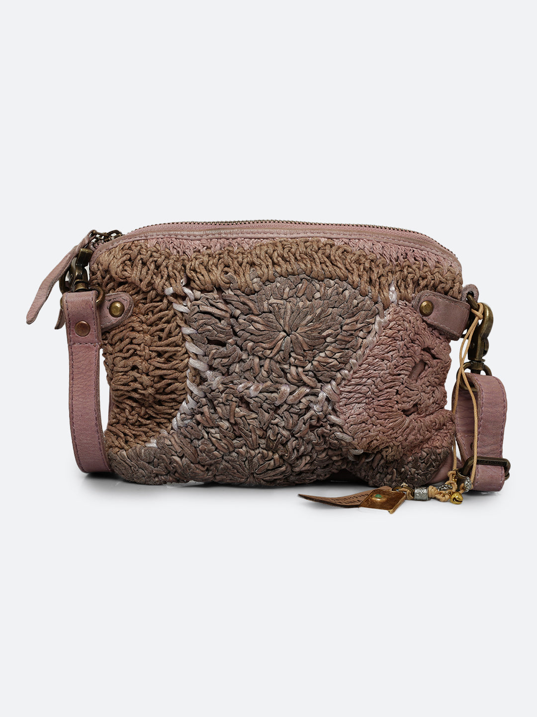 Quail Leather Hand Work Sling Bag By Art N Vintage